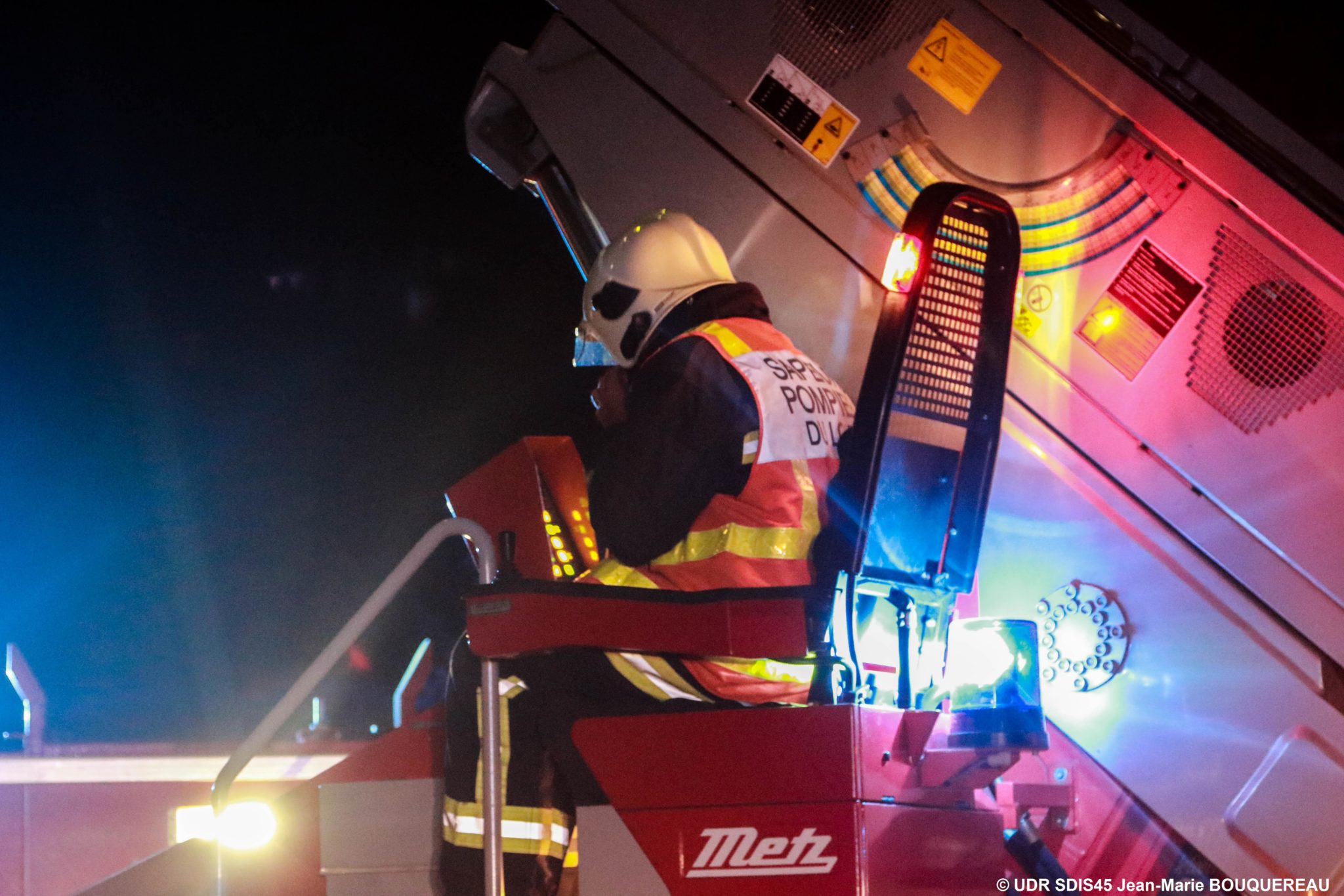 Feu de pavillon CHATENOY ©UDR45 Jean-Marie BOUQUEREAU - 16 juillet 2022 ...