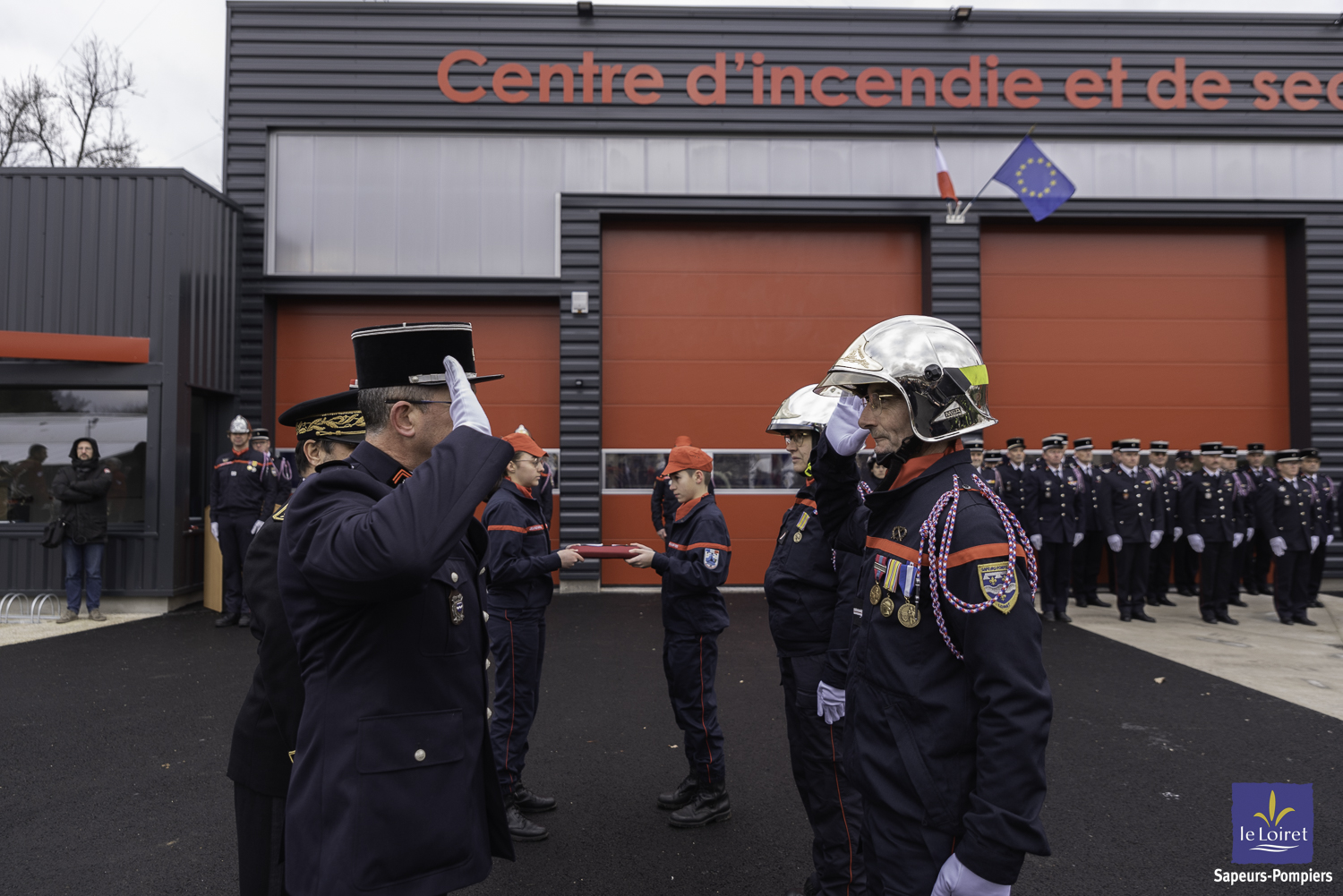 Inauguration du nouveau CIS de SENNELY - 21 janvier 2023 - SDIS45