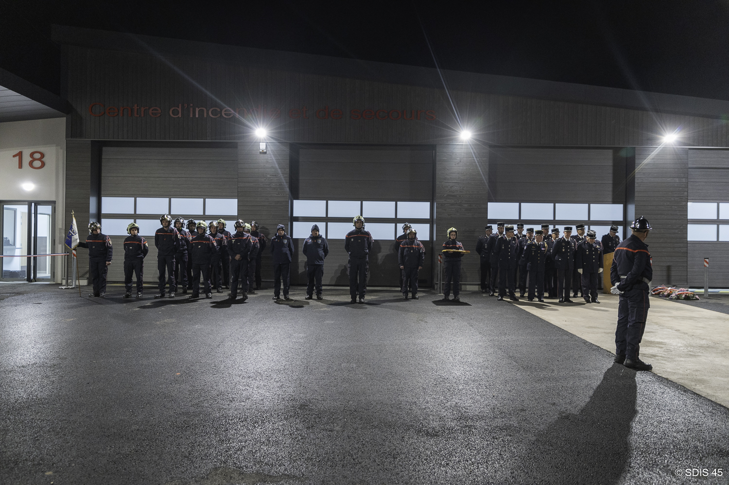 Inauguration du CIS de Saint-Benoît-sur-Loire - SDIS45