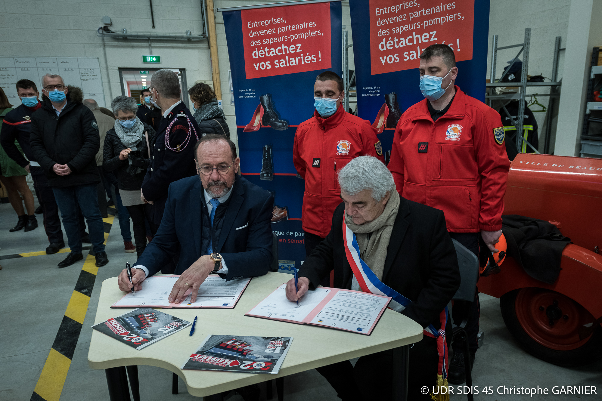 Inauguration CIS Beaugency - 25 Février 2022 - SDIS45