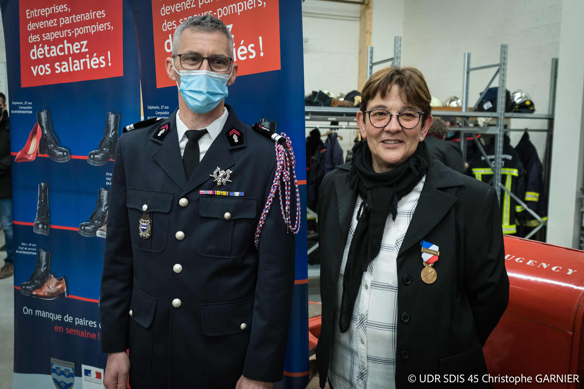 Inauguration CIS Beaugency - 25 Février 2022 - SDIS45