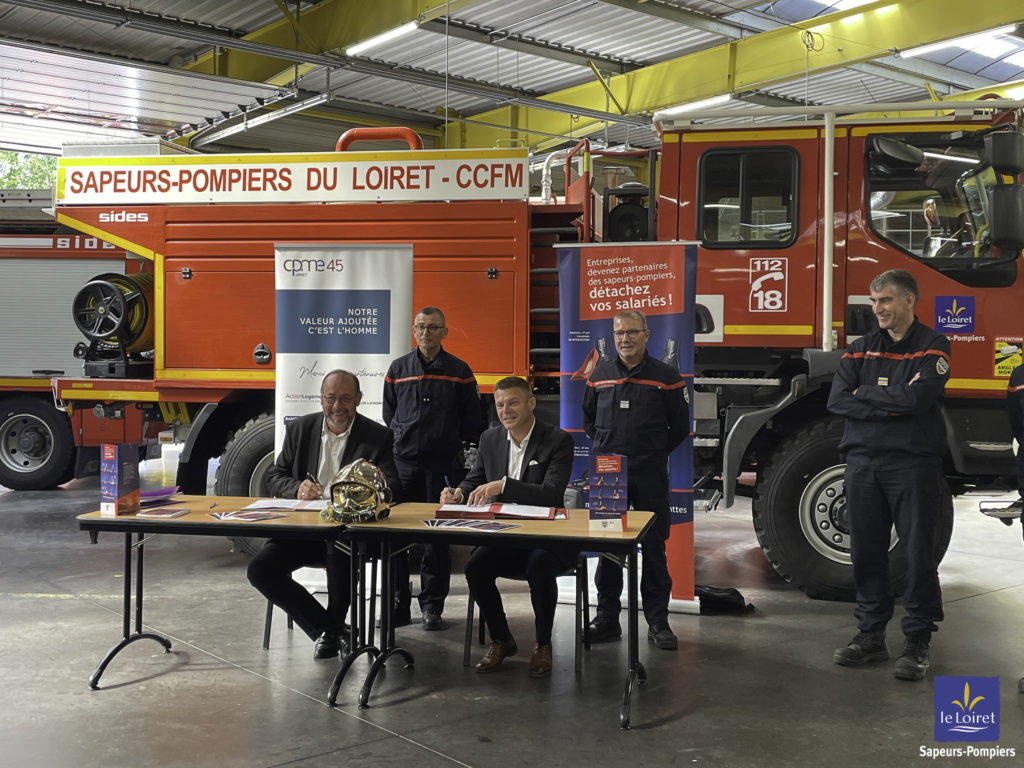 Signature de convention entre la CPME du Loiret et le SDIS - SDIS45